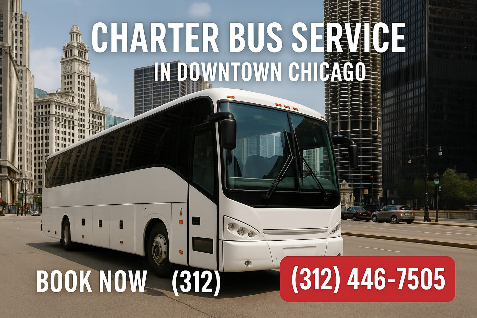 Charter Bus Service in Downtown Chicago
